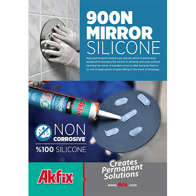 خرید چسب آینه آکفیکس - سیلیکون خنثی AKFIX 900N Neutral Mirror Silicone ...